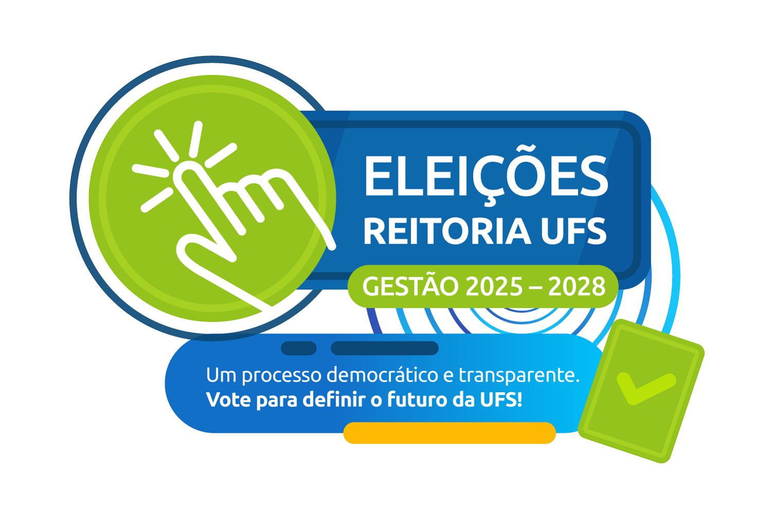 Portal UFS - UFS lança canal oficial sobre as eleições 2024 na universidade